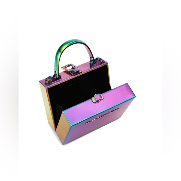 Brandon Blackwood | Bags | Brandon Blackwood Mini Trunk In Iridescent ...